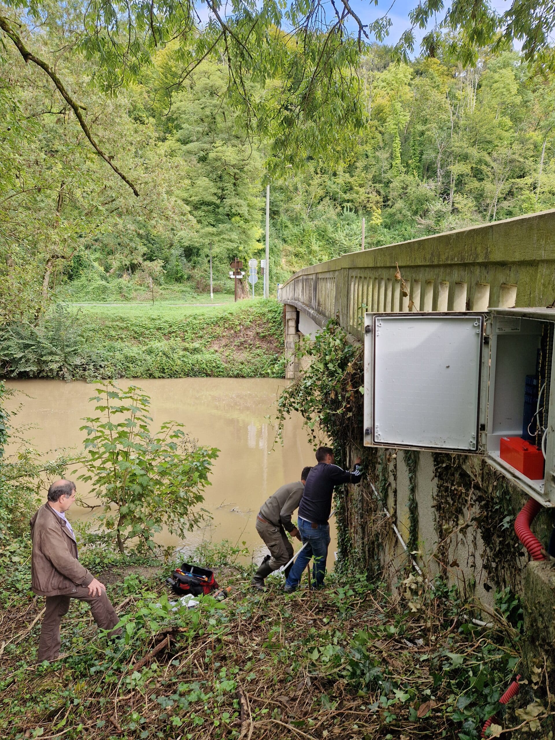 La station hydrométrique de Serbonne est à nouveau opérationnelle ...
